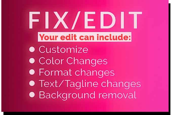 Fix, modify, revamp,edit or redesign your existing logo by ...