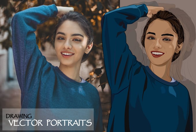 Do a vector portrait from your photo by Nipun_pavithra | Fiverr