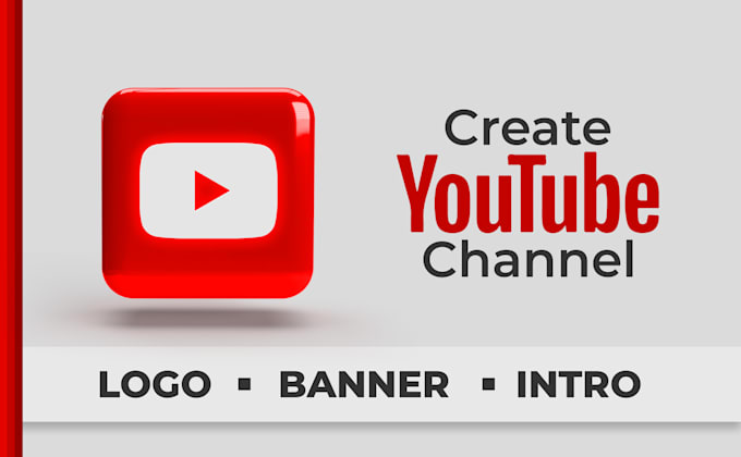 Create, setup youtube channel with logo, art, intro, outro by Mehedy_hm | Fiverr