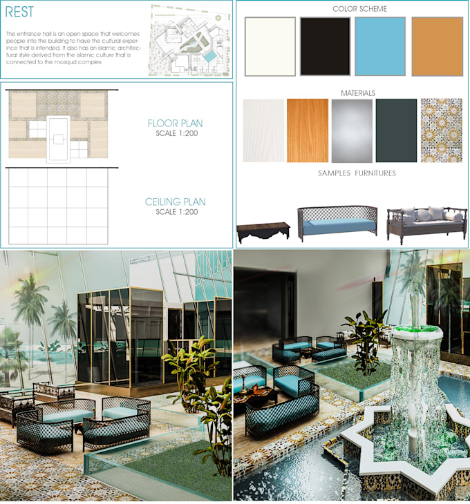 Compose architecture interior plan and design your mood board by ...