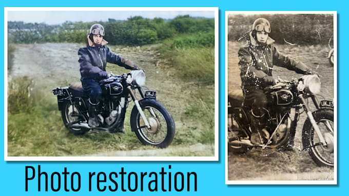 Restore old and damaged family photos by Dansullivan6 | Fiverr