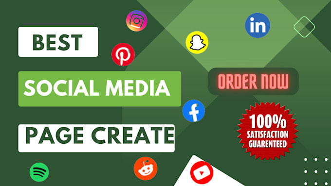 Create perfect all social media platform accounts by Hapsha03 | Fiverr