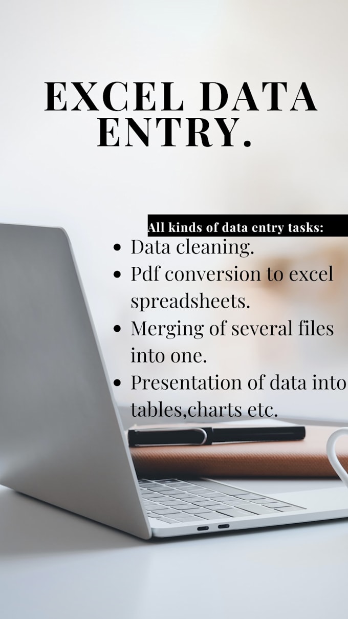 Do excel data entry of any type pdf to excel conversion by Emaanfatma1 | Fiverr