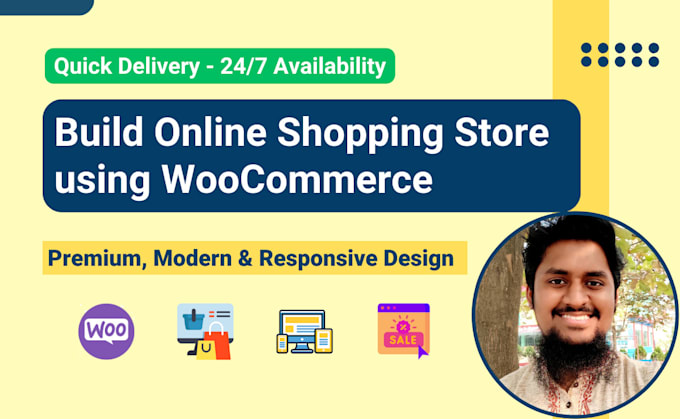 Build a professional ecommerce website in woocommerce online store by ...