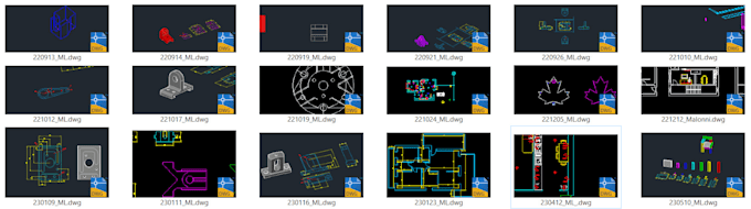 Autocad design, 2d e 3d by Luc3606 | Fiverr