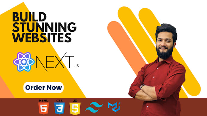 Build your next js or react js website by H_saeed | Fiverr