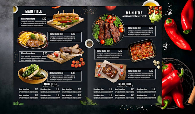 Design food menu, restaurant menu board and food flyer by Thomaspaul22 ...