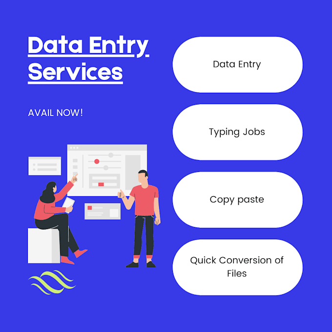 Do data entry jobs with a typing speed of 90 wpm by Hannah_tano | Fiverr
