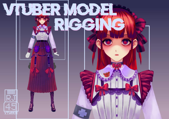 Professionally rig your vtuber model in live2d for streaming by Rj45vt ...