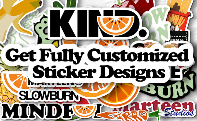 Do 2 amazing custom sticker designs for you by Agengyoni | Fiverr