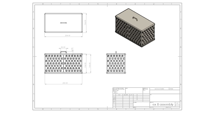 Any sheet metal job by solidworks by Abdelrahmana175 | Fiverr
