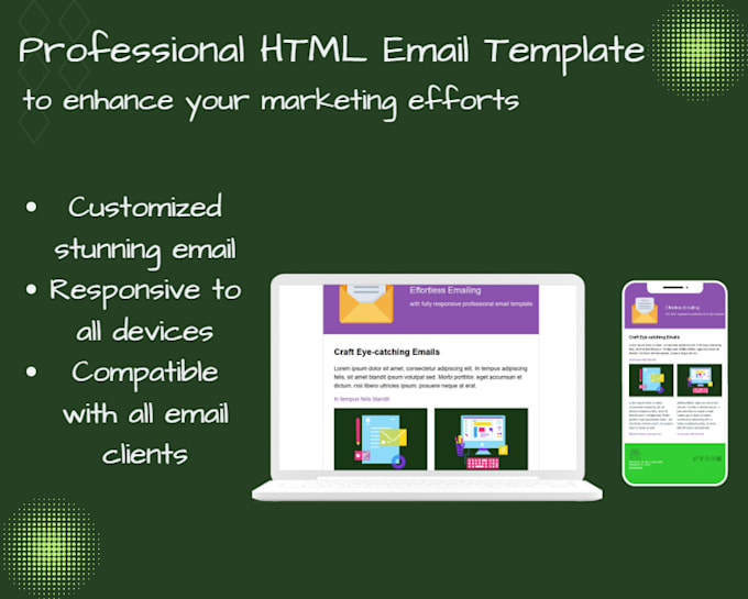 Create fully responsive professional html email template by ...