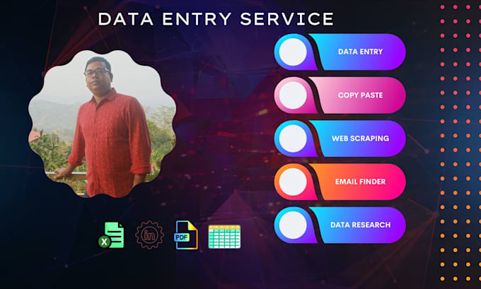 Do excellent data entry, admin support, copy paste by Rajibbala87 | Fiverr
