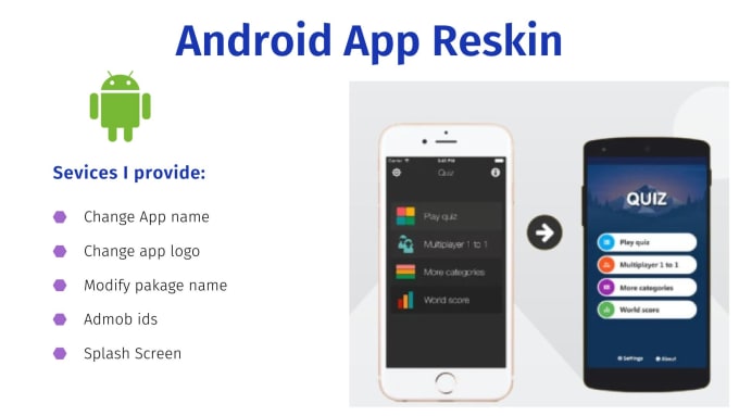 Reskin Android App Reskin Codecanyon App By Mahrukhqueen Fiverr