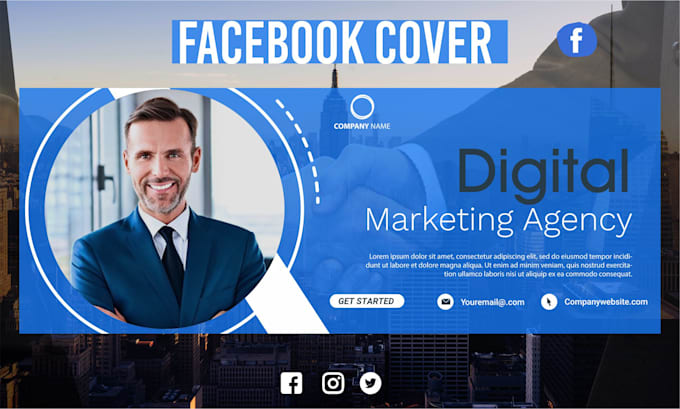 Design amazing facebook cover photo banner by Sadam_designer5 | Fiverr