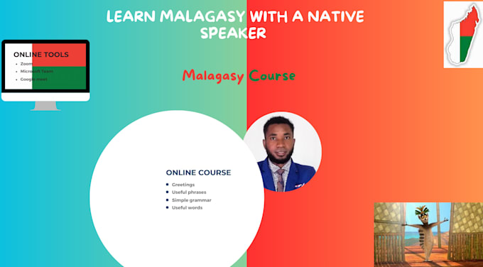 Be your best malagasy tutor by Narcisserambelo | Fiverr