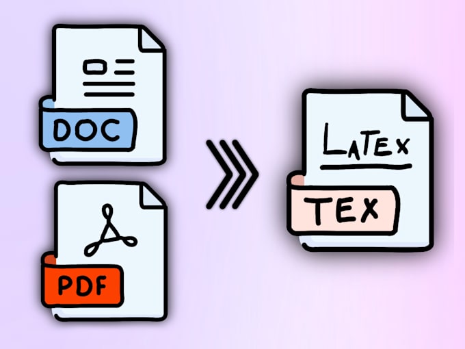 Convert your text into a beautiful latex document by Dmitrii_science | Fiverr