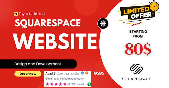 Create squarespace estore for you by Divulgetech | Fiverr