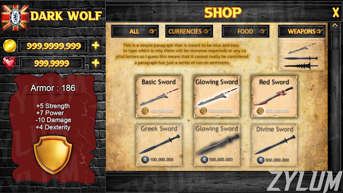 Create professional roblox ui, gui for you by Sk_shooter | Fiverr