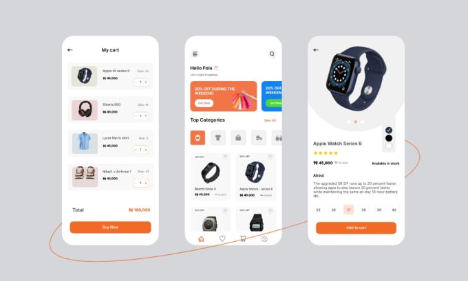 Ui ux design, website, dashboard, mobile app ui ux design by Israrmanjisrarm | Fiverr