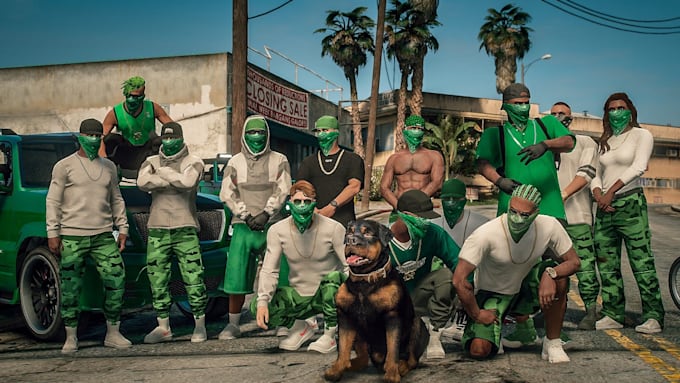 Create custom chain gang for ur ped or mp char for fivem by Chammer_jp ...