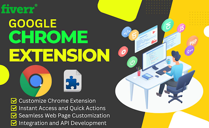Develop customize google chrome extension and plugins by Ali_hamza_11 ...