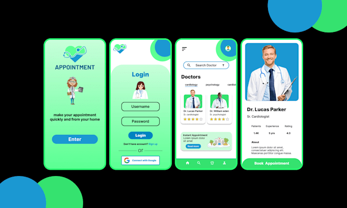 Design ui ux wireframe and mockup for your mobile app by Anas ...