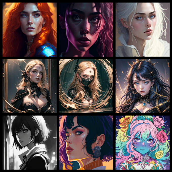 Create an original custom art of any style in a quick time by ...