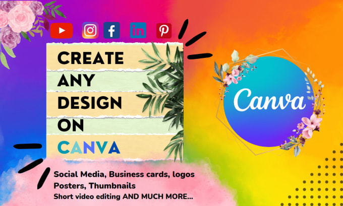 Design eye catching graphics using canva by Psaluja7777 | Fiverr