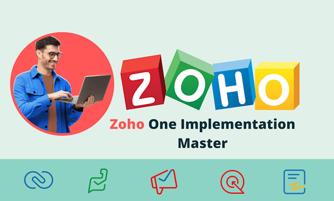 Implement zoho one for your business by Abunehal | Fiverr