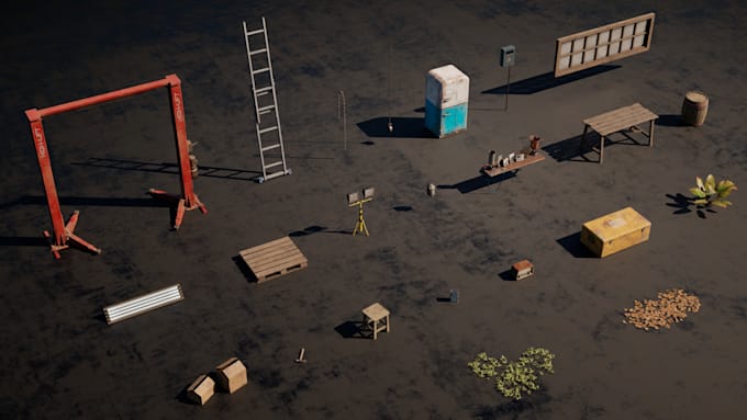 Create a game ready 3d asset by Rivaaa1 | Fiverr