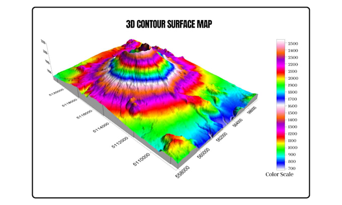 Draw topographic, contour leveling and land survey site plan by ...