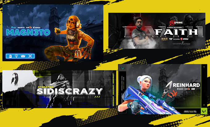 Design outstanding gaming or anime youtube, twitter, twitch banner by ...