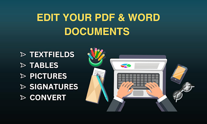 Do pdf editing, microsoft word document editing and fillable pdf form design by Randunu_17 | Fiverr