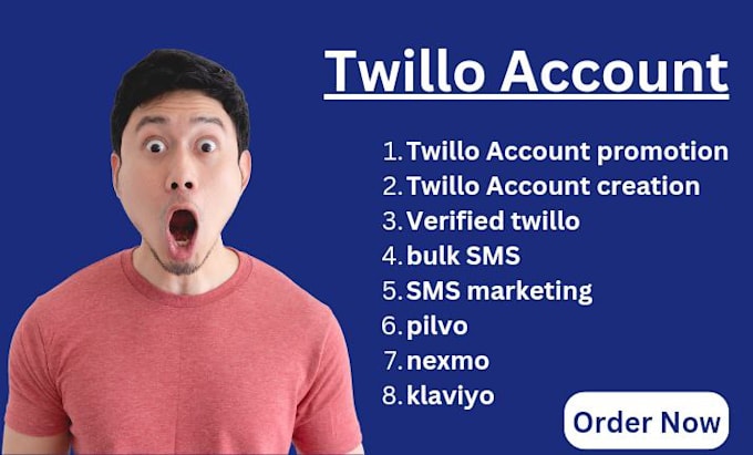Do twilio account creation, twilio bulk sms, text message marketing ... Do twilio account creation, twilio bulk sms, text message marketing ...