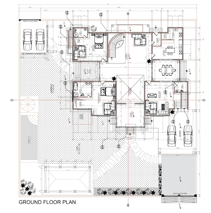 Create a 2d modeling design map of the house by Zaminabbass761 | Fiverr