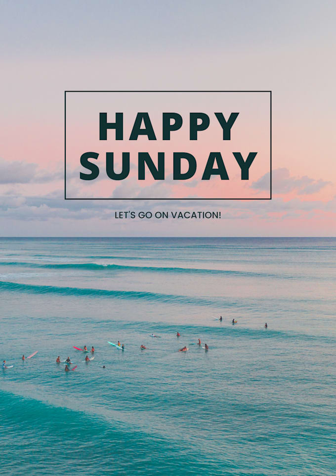 Happy sunday you can use it by Alyt12345 | Fiverr