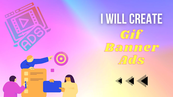 Create personalized gif banner ads of any size by Haseebchughtai6 | Fiverr