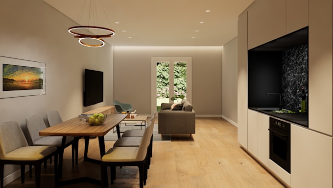Do high quality 3d interior render by Arch_vanessa | Fiverr