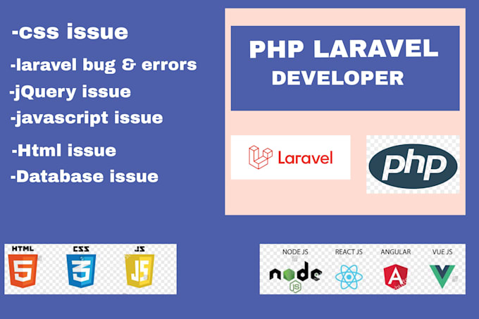 Create Custom Website Web App In Php Lavarel Nodejs Reactjs And Code In Html By Xeniaricco