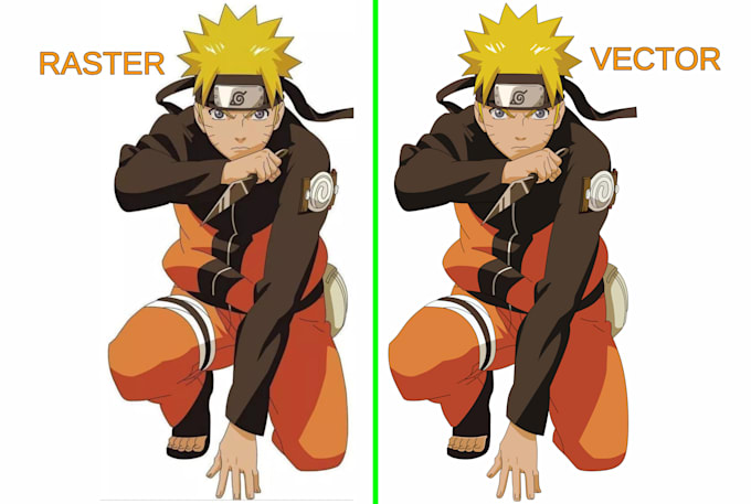 Tracing your jpg images into stunning anime vectors by Destrian04 | Fiverr