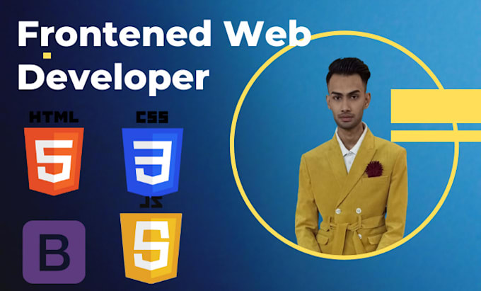 Be your web developer using html,css,js and bootstrap by Subhan_tahir | Fiverr