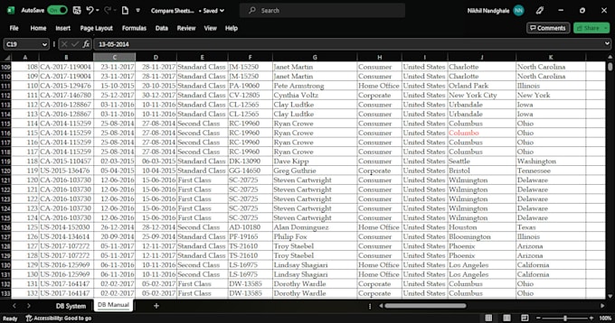 Find difference between two similar excel sheets by Akhil_here | Fiverr