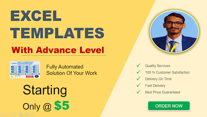 Design excel template with advance level of automation by Mkashifanwar ...