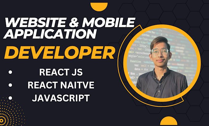 Design and develop website using javascript and react js by ... Design and develop website using javascript and react js by ...