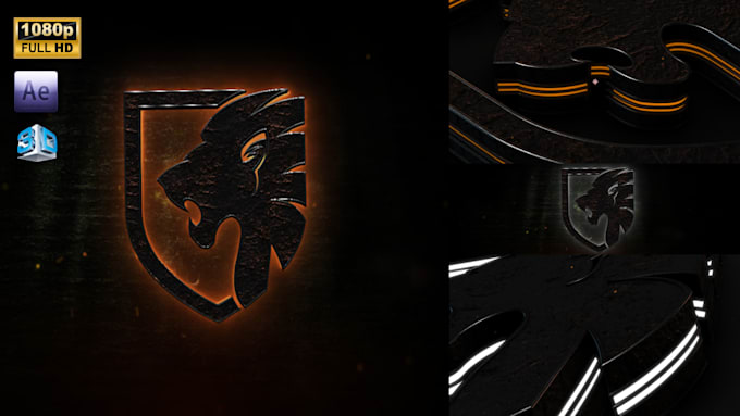 Create epic 3d logo animation and intro video by Vox_3ds | Fiverr