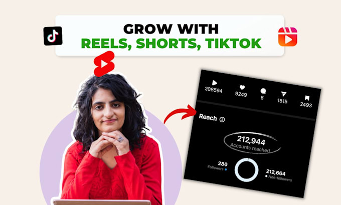 Create catchy instagram reels, tiktok, youtube shorts by Aishasultan | Fiverr