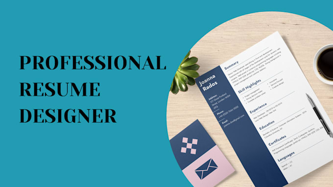 Design professional resumes for you by Niranjanam511 | Fiverr
