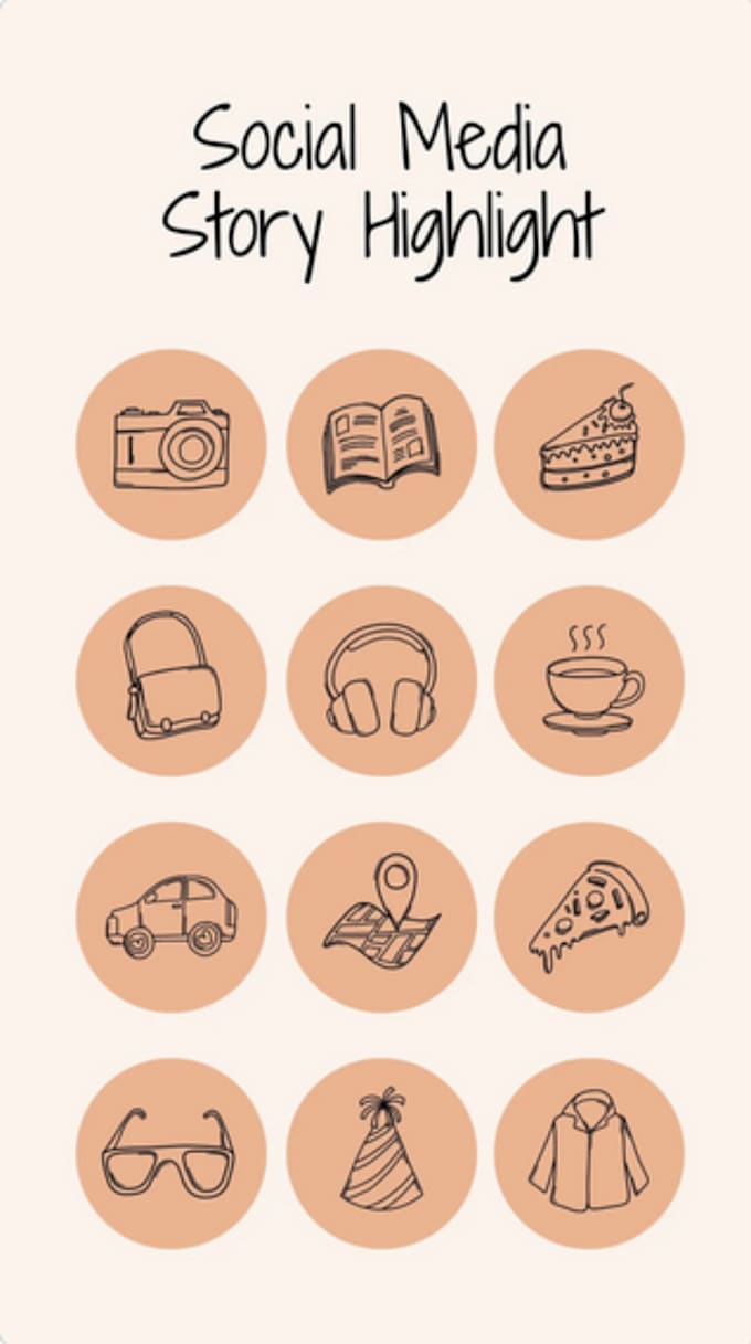 Do an instagram highlights logo by Moussaadel | Fiverr