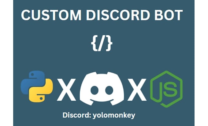 Make a custom discord bot for your server by Yolomonkey | Fiverr